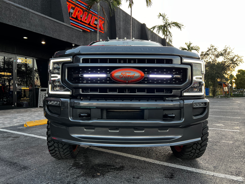 SuperDuty Grille Light bar w/ Bracket kit | Two Three Designs