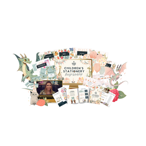 Childrens Stationery Design Workshop | Jessa Bellman Digi