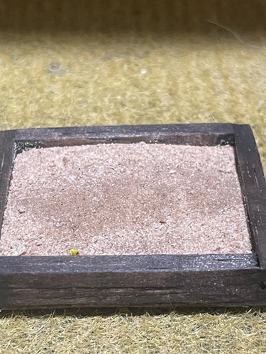 1/64 sand box with real sand. | Justin Displays
