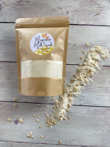 Magnesium Milk Soak - Oatmeal Milk & Honey | Hippie Mumma Artisan
