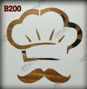 B200 Chef Stencil | Jtique