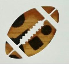 Min38 Rugby Ball Stencil | Jtique