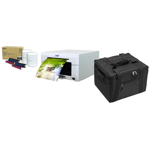 DNP DS620A PRINTER WITH 4X6" PRINTER MEDIA (800 PRINTS) + Padded Carry ...