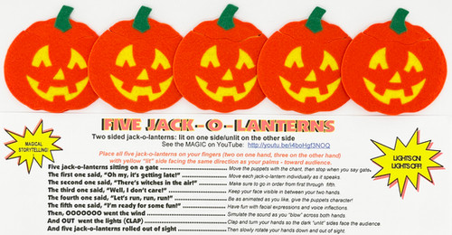 Five Jack-O-Lanterns | Artfelt