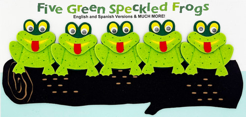 Five Green Speckled Frogs | Artfelt