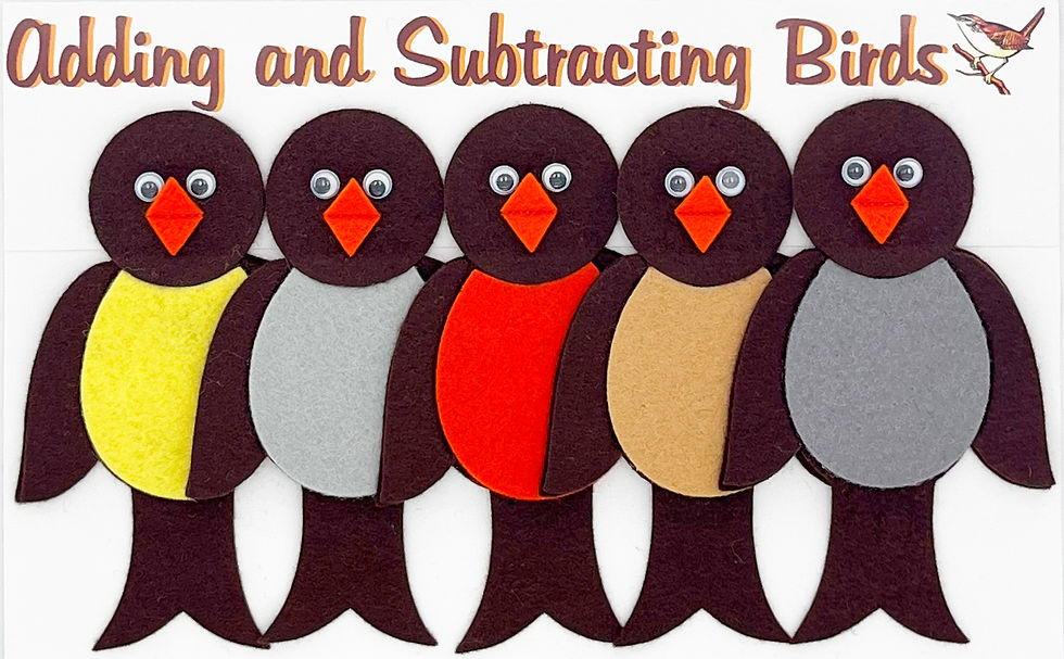 Adding and Subtracting Birds | Artfelt