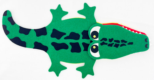 Alligator/Crocodile Hand Puppet | Artfelt