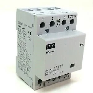 IMO N/O 40A 230V Four Pole Contactor & Suppressor | Underfloor Megastore