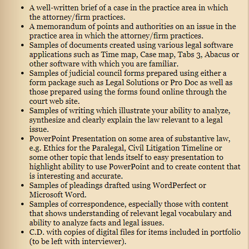 The Paralegal Career and Professional Portfolio: A Short Guide + Extra ...