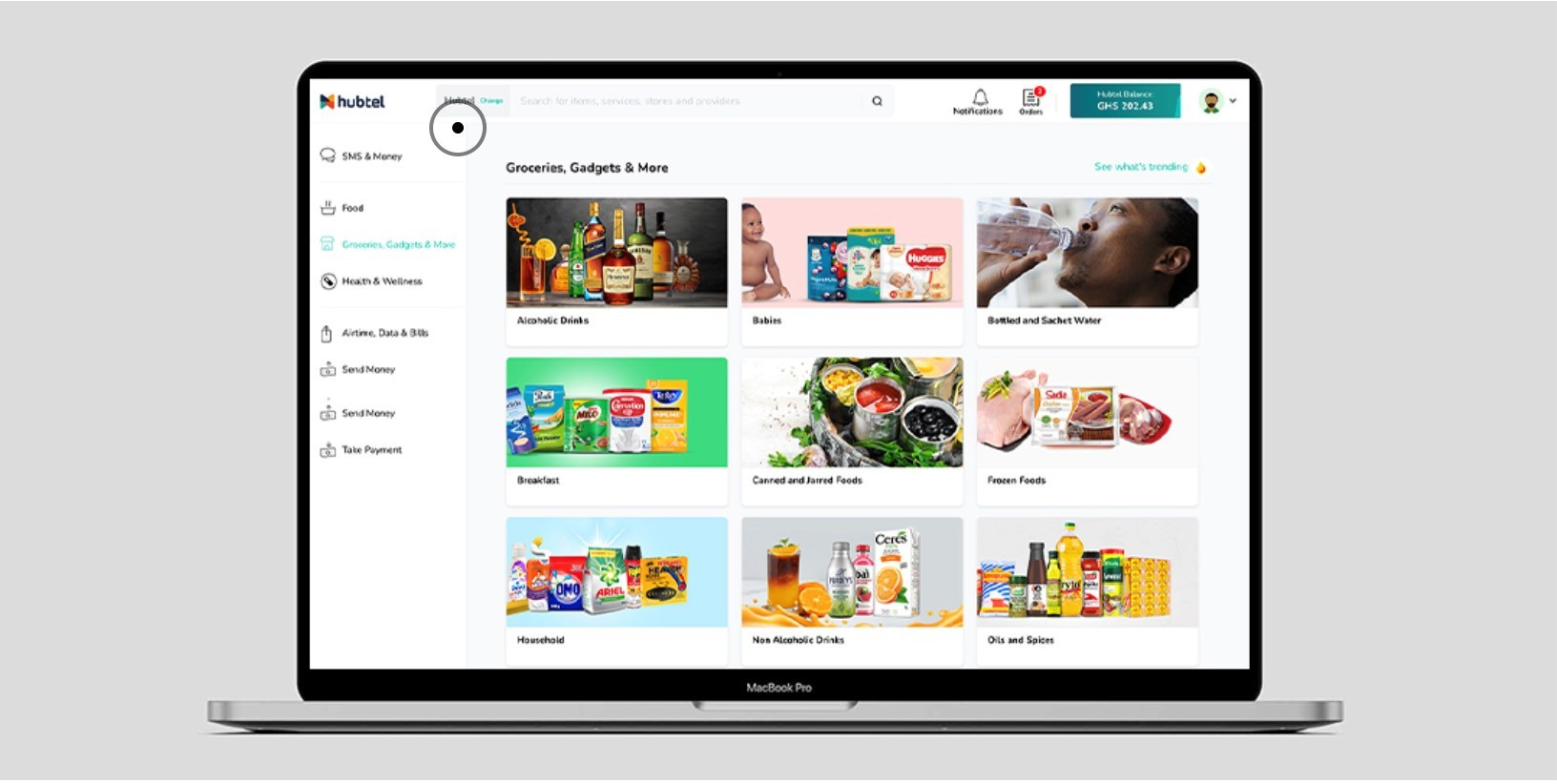 HUBTEL--Fintech eCommerce Web App