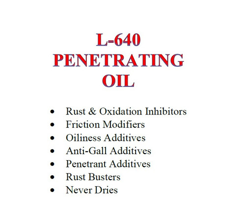 L-640 Penetrating Oil | Baton Rouge Industries