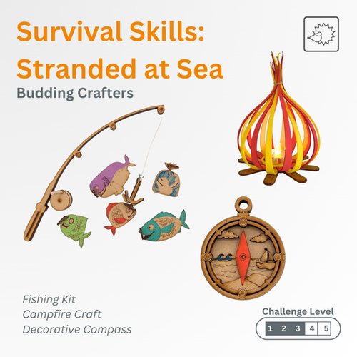 Survival Skills: Stranded at Sea Budding Box | Little Crafters