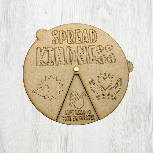 Spread Kindness Spinner Wheel | Little Crafters