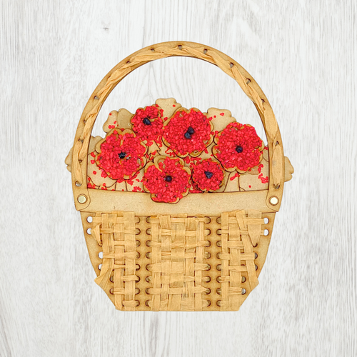 Remembrance Poppy Basket | Little Crafters