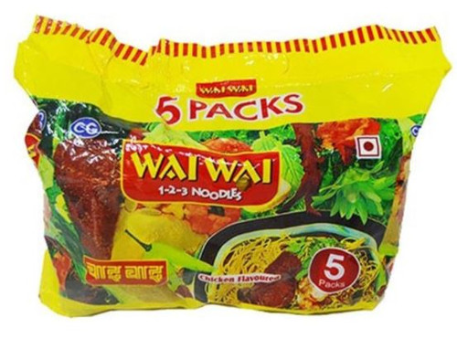Wai Wai Chicken Flavored Noodles pack 75g | Onlinedeliveryuae