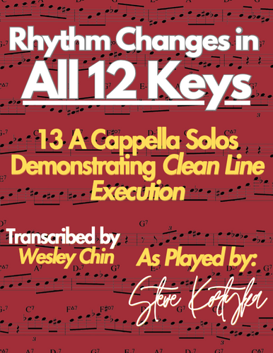 Bb Instruments - A Cappella Rhythm Changes in All 12 | skmusic