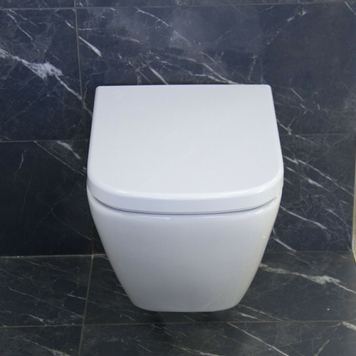 Toilet WC Wall hung mounted Soft Close Seat | bathroomstore