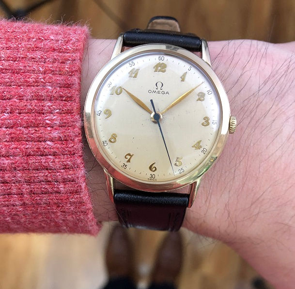 1947 VINTAGE OMEGA GOLD WATCH | Omega Enthusiast