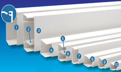 PVC Trunking YT/2 25x16mm 3m | ironside-technology
