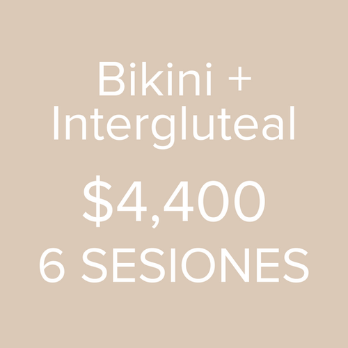 Bikini + Intergluteal (6 Sesiones) | Novopiel