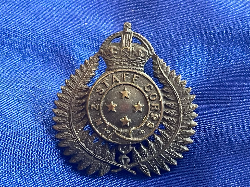 NZ Army Staff Corps Cap Badge (108) | sabremilitaria