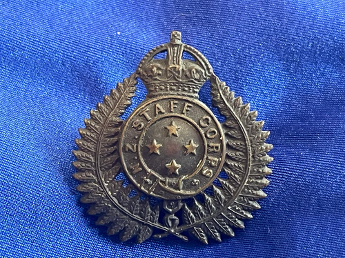 NZ Army Staff Corps Cap Badge (108) | sabremilitaria