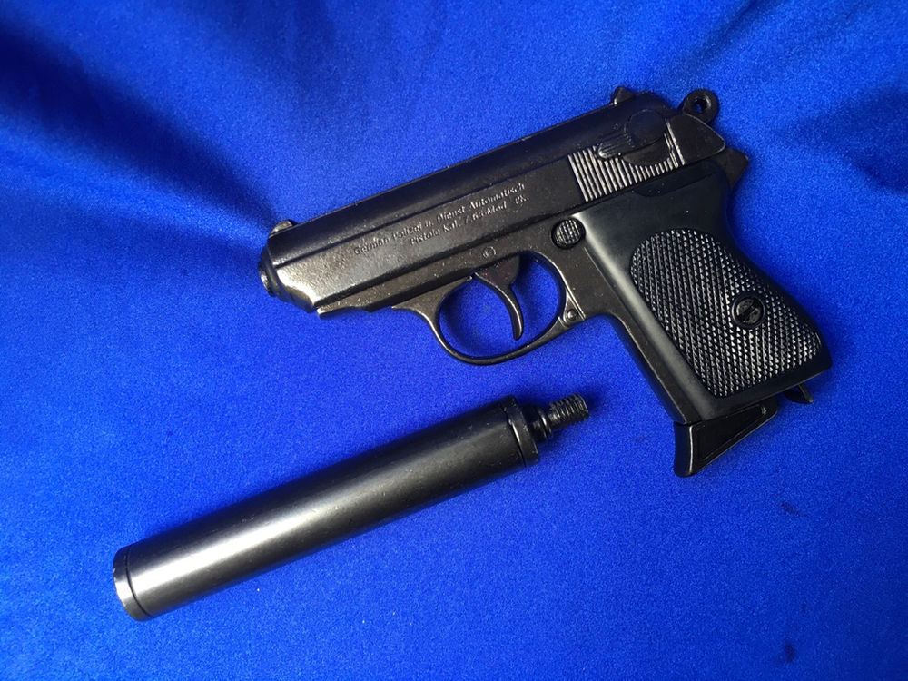 The ‘James Bond 007’ Walther PPK with silencer