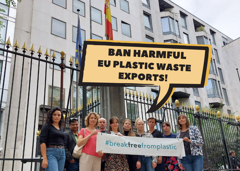 180,000 support the call for a ban on EU plastic waste trade exports