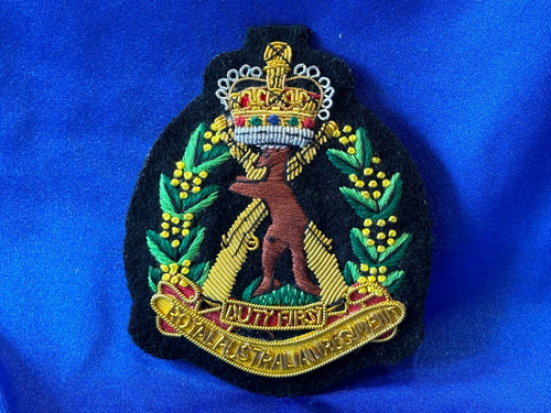 RAR Bullion Blazer Badge (mp) | sabremilitaria