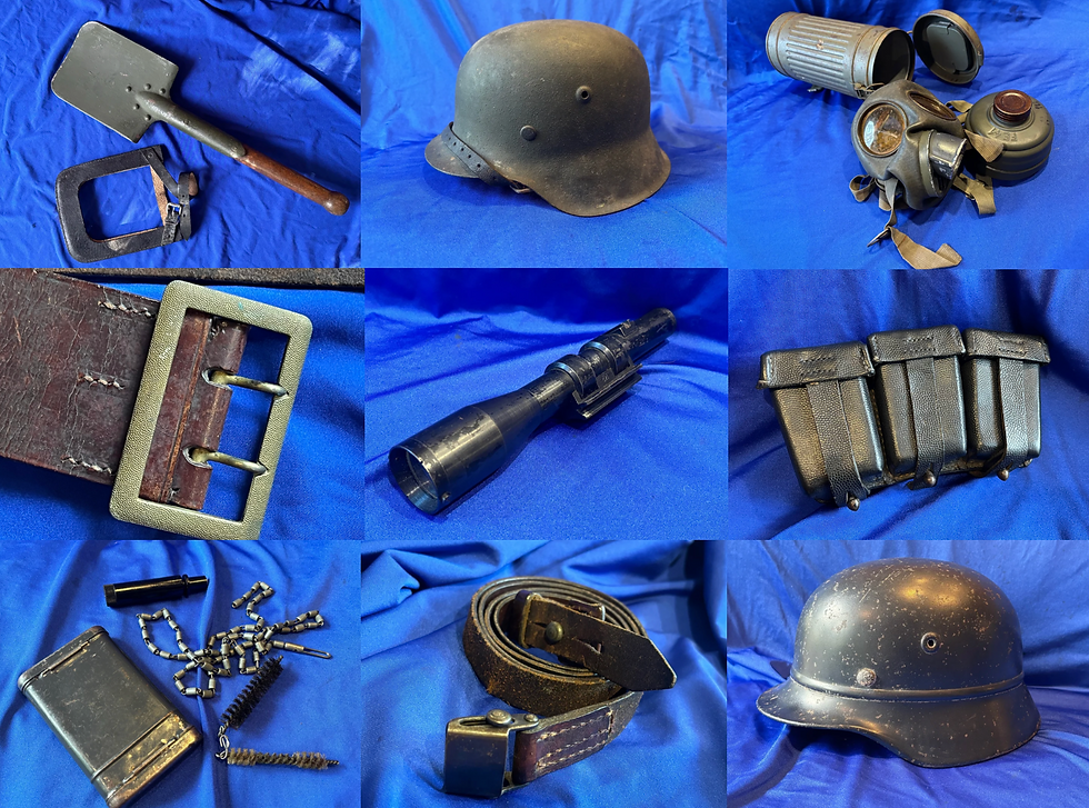 WW2 German militaria that has no banned symbols
