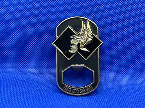 2 Commando SIG Challenge Coin Opener | sabremilitaria