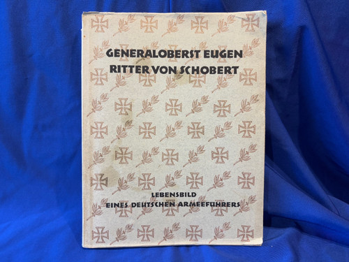 NSDAP biography of General Ritter von Schobert (G798) | sabremilitaria