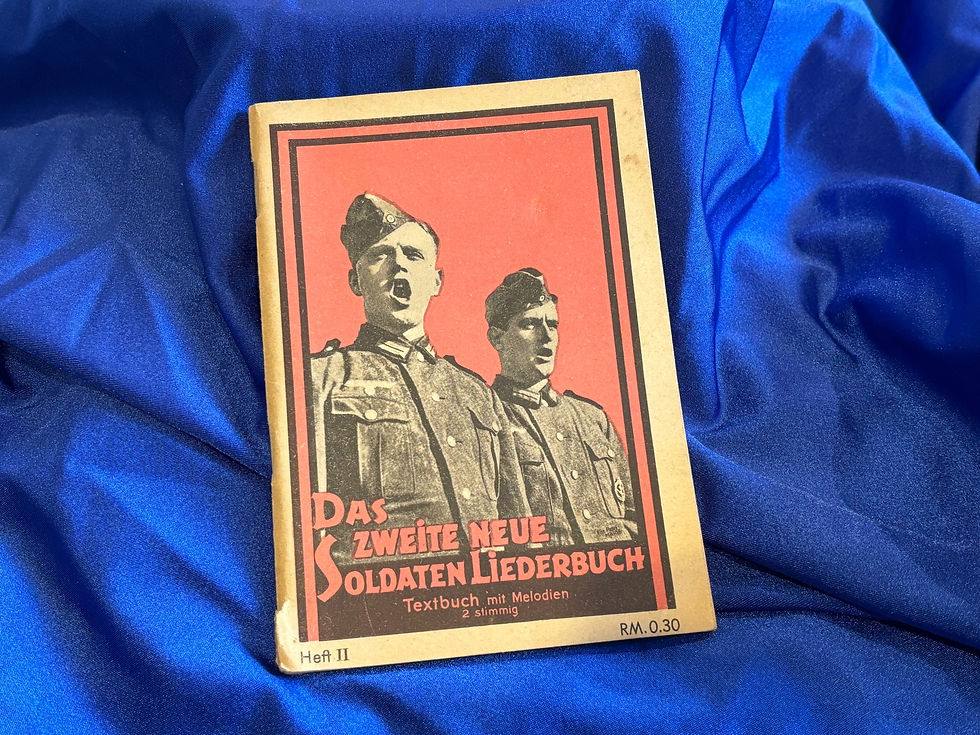WW2 German Army Song Book (G595) | sabremilitaria