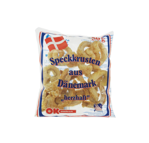 OK SNACKS Fried Pork Rind Bacon Snacks (50g) | Jia Jia Market