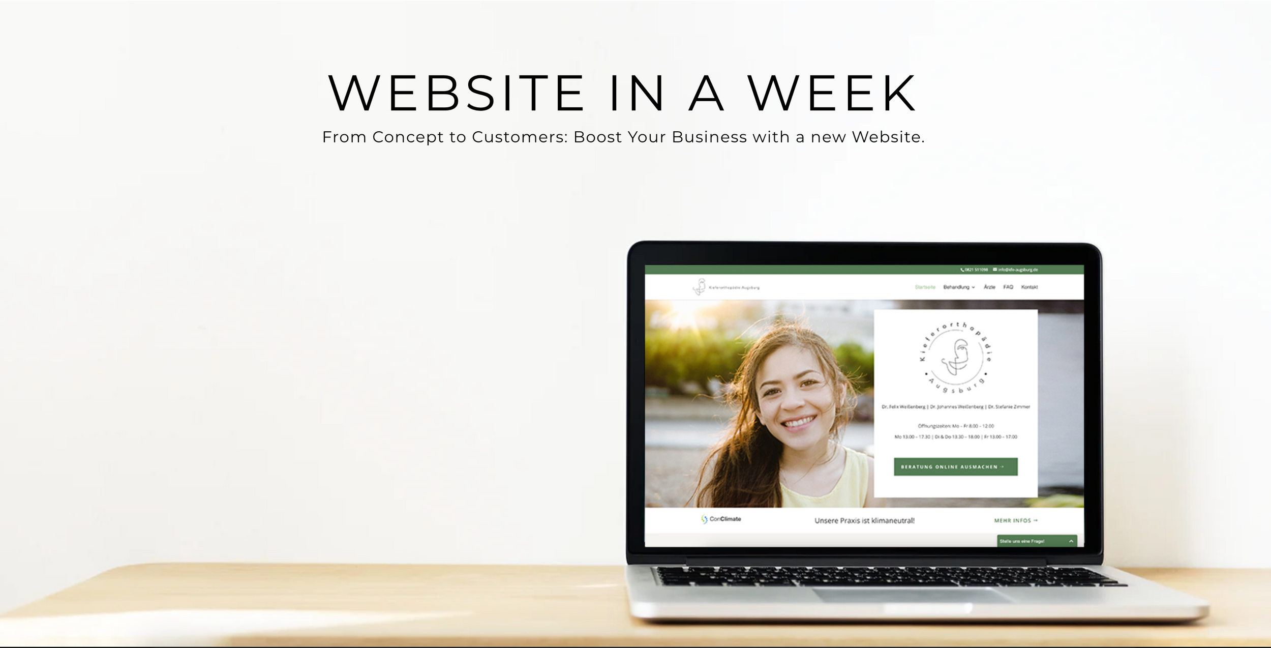 work with leo | Website in a Week