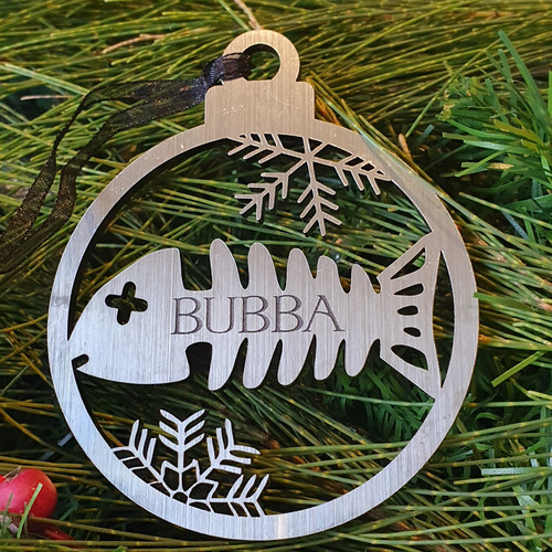 Pet - Fishbone Christmas Bauble | Pixie & Co