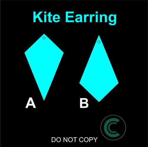 Kite Earring - 2 Styles - Pack of 20 | Clarke Craft Supplie