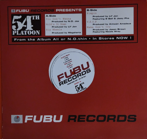 54th Platoon - FROM THE ALBUM ALL OR N.O.THIN | Mr Records USA
