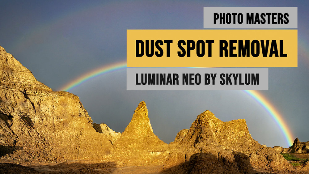 Easy Dust Spot Removal with Luminar Neo
