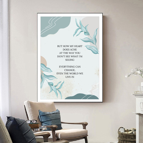 Lyric Poster (The Calm Within The Storm) | Sam Lyon Music