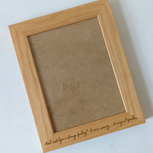 Engraved Frame | Sam Lyon Music