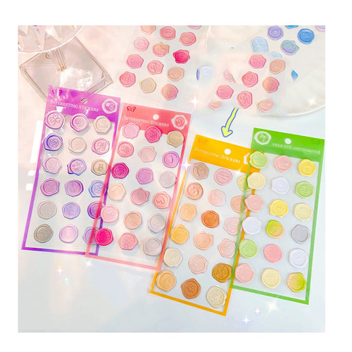 LACRE EN STICKERS MULTIPLES COLORES | misitio