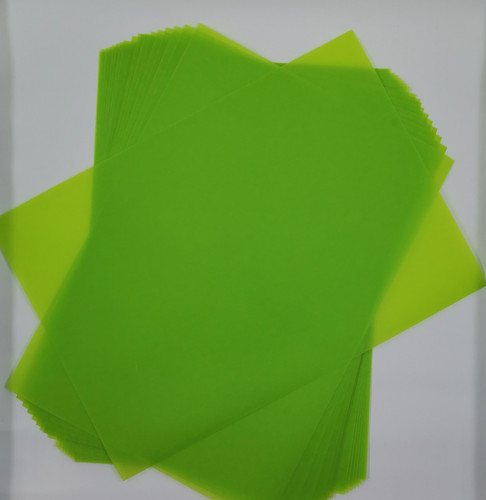 PAPEL VEGETAL DE COLOR VERDE HOJA A4 | misitio