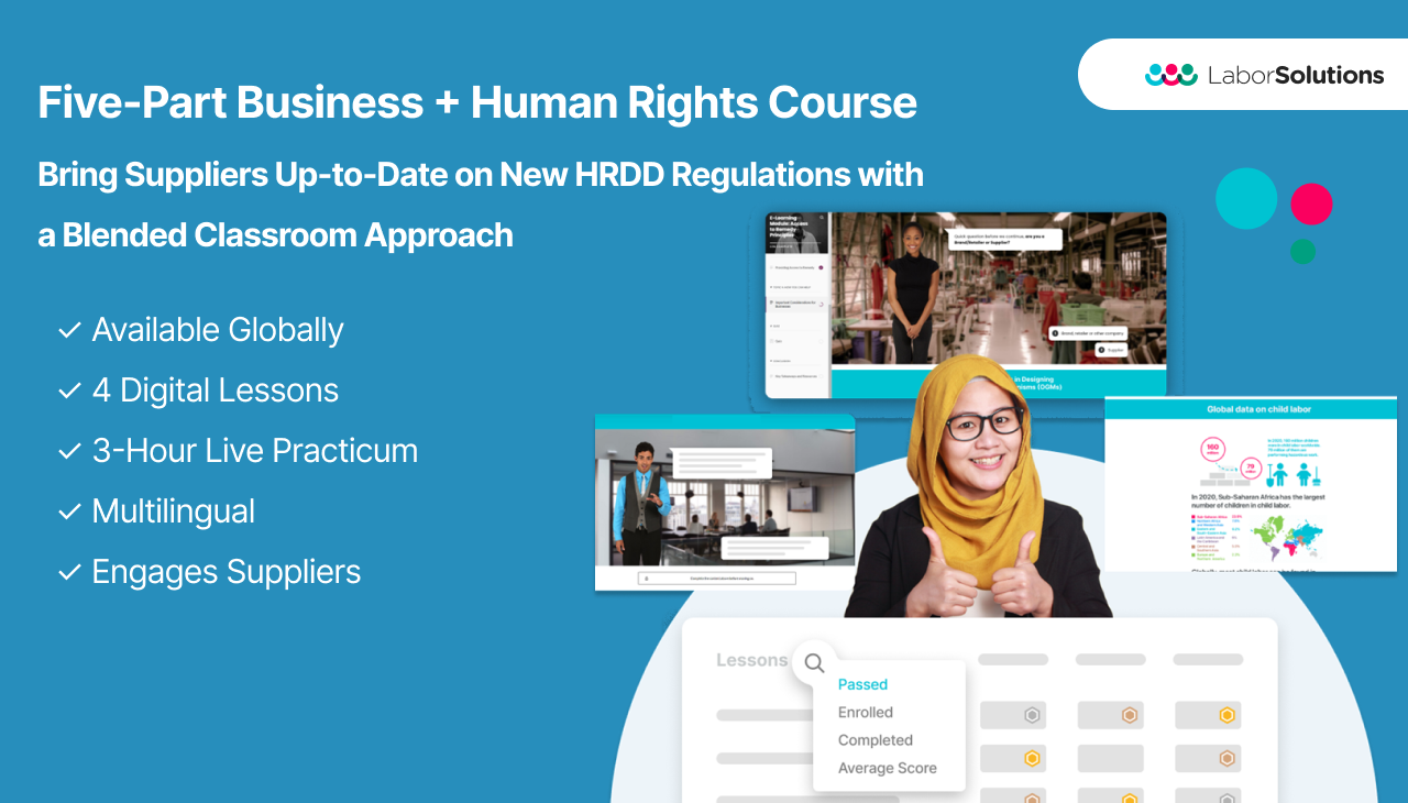 Course for Suppliers: Understanding Human Rights Due Diligence (HRDD ...