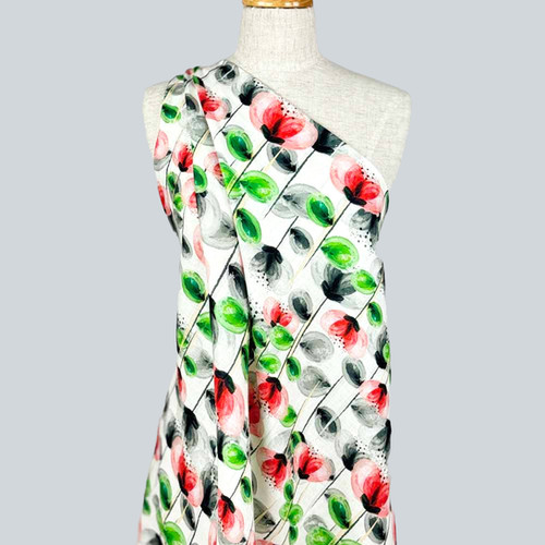 Stems – Printed Linen | Fabulous Fabrics