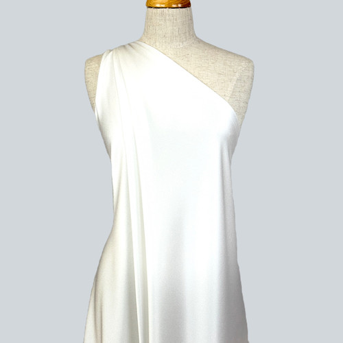 Bellatella WHITE – Italian Satin Back Crepe | Fabulous Fabrics