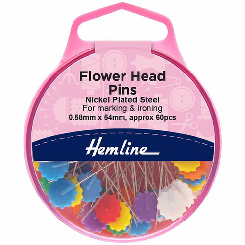 Flower Head Pins | Fabulous Fabrics