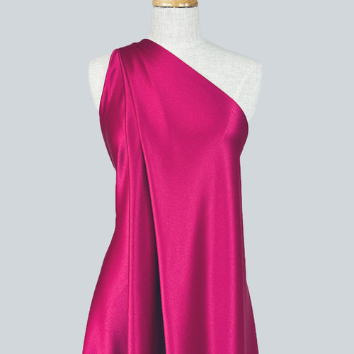 Bellatella CRIMSON – Italian Satin Back Crepe | Fabulous Fabrics