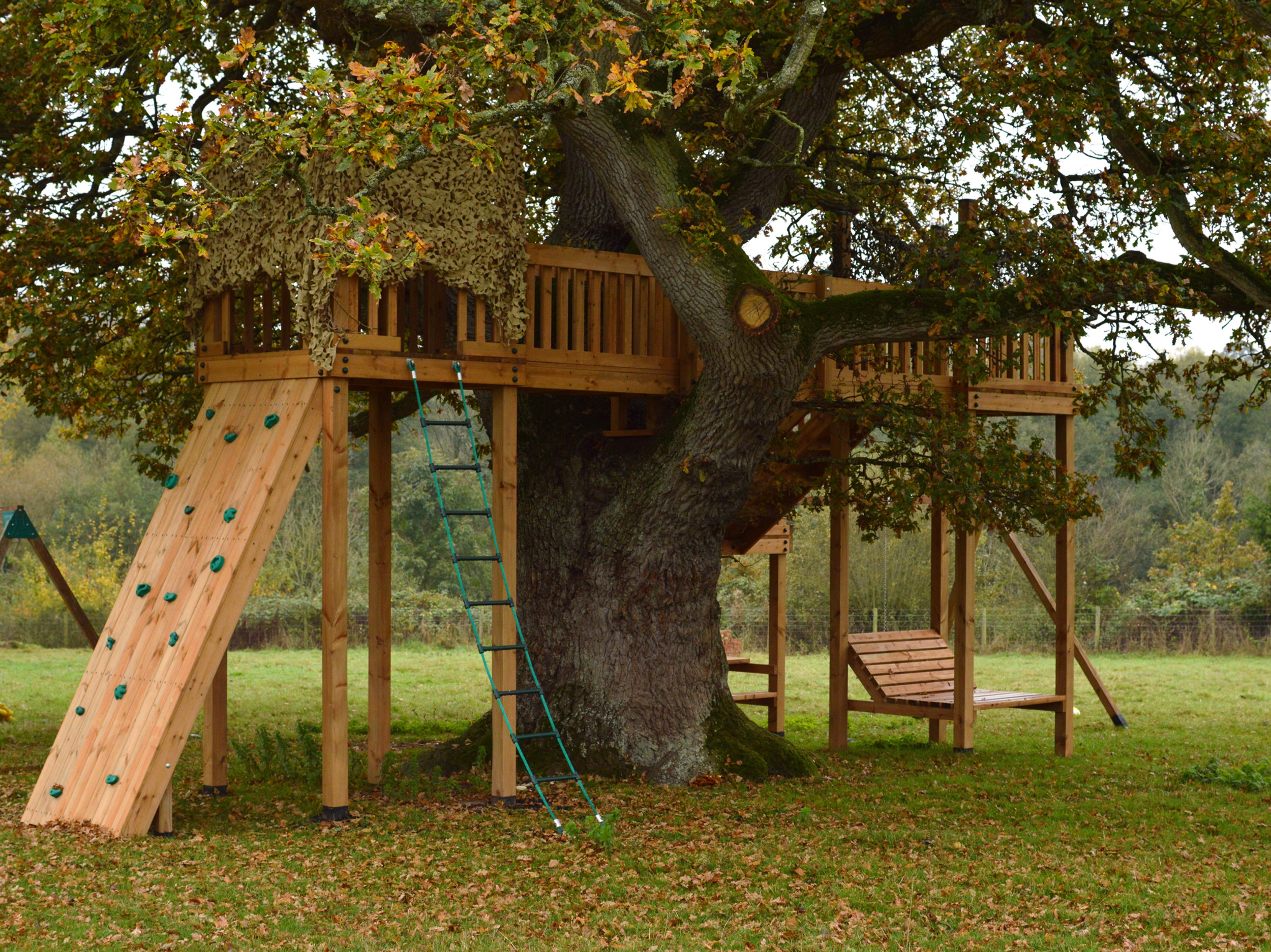 Treehouse - Somerset | Canopy Walkway | Climbing Wall | Swings | Darren ...