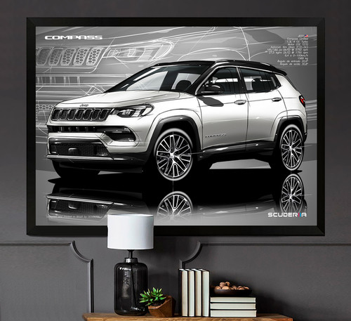 QUADRO DECORATIVO JEEP COMPASS LIMITED 1.3 TURBO T270 - PERSPECTIVE ...